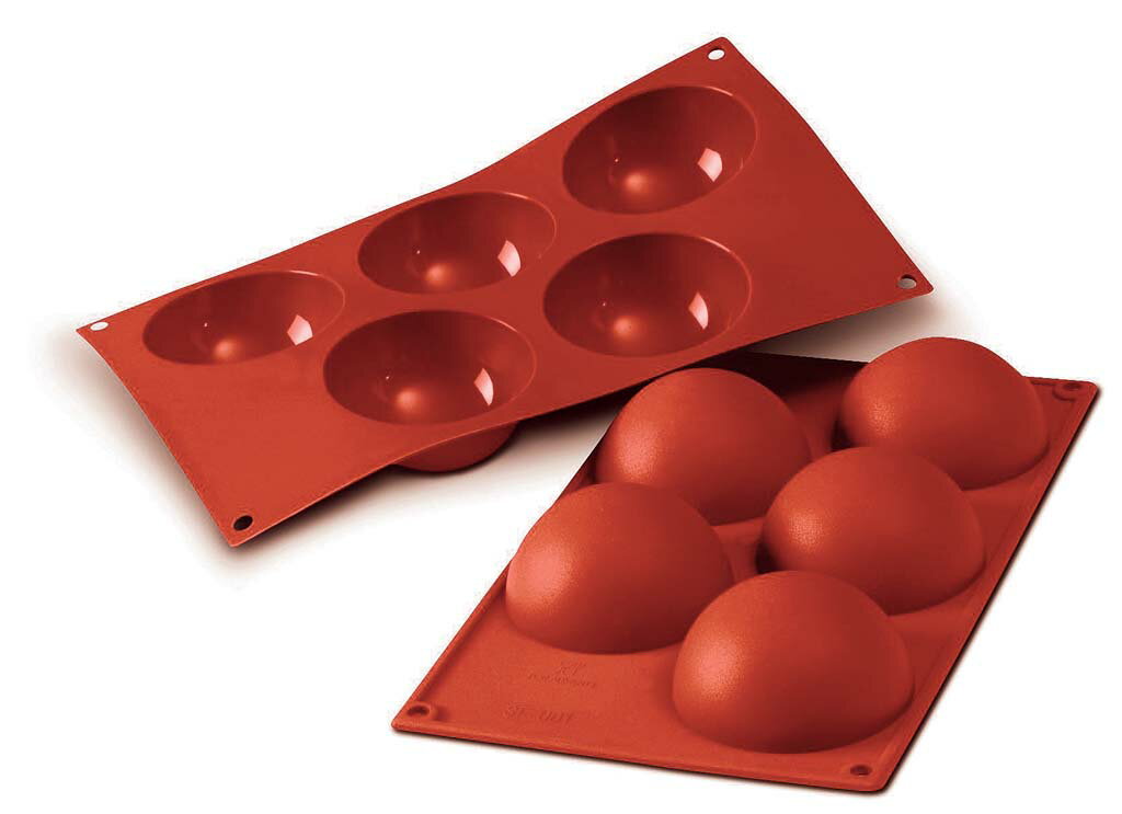 【商品説明】●原料に有害物質を含んでおらず、シリコン100%で離型性が良く、お手入れも簡単です。6取サイズの天板に3枚、フレンチサイズ天板に4枚並びます。●出来上がり寸法：φ80×H40【外寸】175×300 【材質】シリコン【代引きについ...