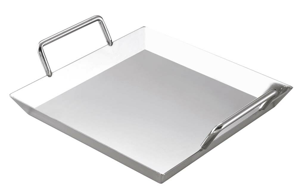 【商品説明】●電磁調理器との相性によっては反応しない場合もございます。必ず確認をしてご使用下さい。【外寸】底辺：182×182 【内寸】210×210 深さ：27 【容量】0.9L【材質】18-0ステンレス【代引きについて】こちらの商品は、...
