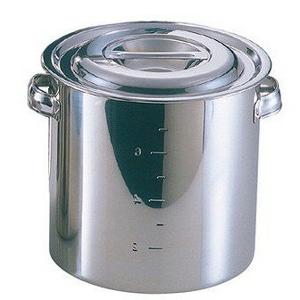 ■商品説明●板ハンドル。●フタ裏に引掛金具付。引掛用金具付きのフタで置場に困りません。●便利な目盛付。内側に一目でわかる計量メモリが付いてとても便利。■直径・サイズφ270■深さ深さ：260■重さ2.1kg■容量13L●フタ裏に引掛金具付。...