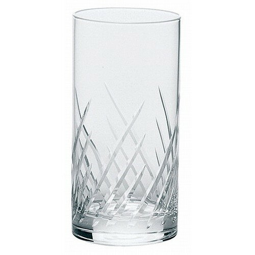 ■商品説明●シャープな直線カットがグラスに気品を添えて煌きます。●口部強化品：加熱急冷によってグラス表面に圧縮応力を発生させて口部の強化のみを行う方法でグラスの強化と安全性を両立させた強化方法です。●コールドカット：口部のリングを無くしたす...