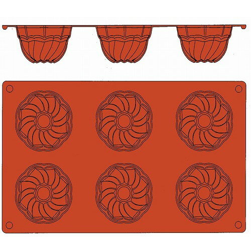 ■商品説明●ノンスティック効果で洗浄も簡単、四隅の穴が乾燥、収納に大変便利です。●耐冷・耐熱：-50℃〜+250℃でフリーザーやオーブンでの調理に驚く程の威力を発揮します。●食品適合シリコン製で、油を付けなくても抜群の型離れ。●ベーキングト...