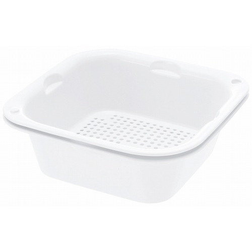 ■商品説明●切った食材を積み重ねて、調理スペースすっきり。●耐熱温度：140℃耐冷温度：−20℃(バット)●銀イオン配合■直径・サイズ196×196×H75■深さ■重さ■容量1.3L●耐熱温度：140℃耐冷温度：−20℃(バット)●銀イオン...
