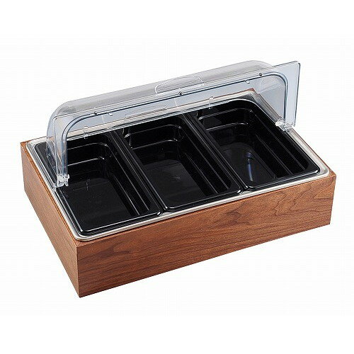 ■商品説明●木目の落ち着いた雰囲気で和・洋を選ばず、高級感あるビュッフェを演出します。●電気を使わずにビュッフェバー、サラダバーが作れます。電気を使わないため、リーズナブルかつ壊れる心配が少なくすみます。●ウォーターパンにクラッシュアイスや...