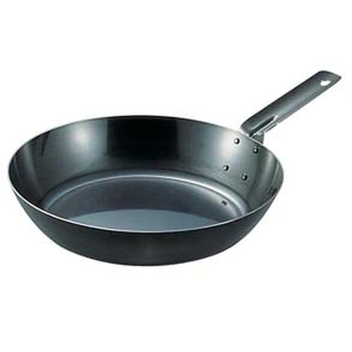 遠藤商事 SA鉄黒皮オーブン用厚板フライパン 18cm AHL94018 JANコード 4905001038907●サイズ表示(cm):18●内径×深さ(mm):183×40●柄長(mm): 85●重量(kg):0.63●底径(mm):12...