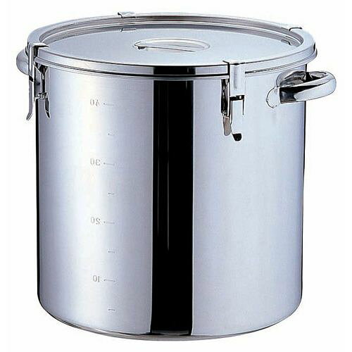 遠藤商事 SAモリブデン 目盛付パッキン寸胴鍋 33cm（手付） AZV7133 JANコード 4905001020476●サイズ(cm):33●規格:取手付●フック数:4ケ付●内径×深さ(mm):330×330●容量(L):26●材質：ス...