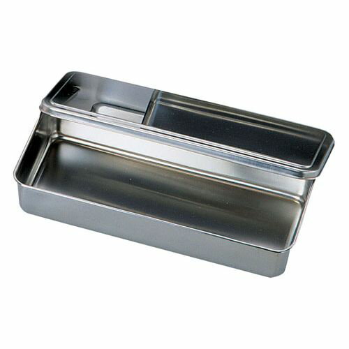 遠藤商事 SA18-8調味料入蓋付バット 3型 AHT41 JANコード 4520785069574●サイズ:3型●間口×奥行×高さ(mm):330×145×60●底内寸(mm):310×130【送料について】北海道、沖縄、離島は送料を頂きます。