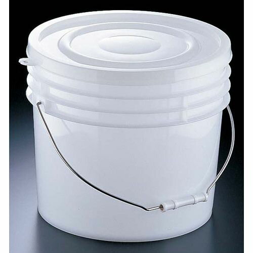 山研工業 ラウンドペール 5型（4.3l） ALU0101 JANコード 4533009010054●型式: 5●内径×深さ(mm):190×215●重量(kg):0.285●材質：ポリエチレン、ステンレス■材質:ポリエチレン(耐熱温度:-...