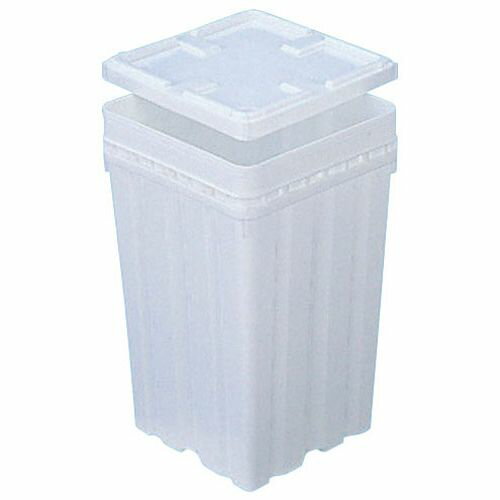 サンコー サンペール 角型 K#18（蓋付） ASV7818 JANコード 4983049871823●(外寸)幅×奥行×深さ(mm):243×243×416●(内寸)幅×奥行×深さ(mm):233×233×406●容量(L):18●重量(...