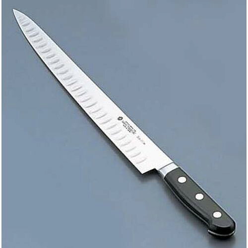 堺孝行 グランドシェフサーモンスライサー 24cm AGL61024 JANコード 4582226410208●サイズ(cm):24●全長(mm):360●重量(g):140■※包丁の表示サイズは、すべて刃渡り寸法となっております。【送料に...