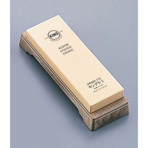 キング 最終超仕上砥石 S-1型 （#6000） ATI68 JANコード 4963188102101●幅×奥行×高さ(mm):210×73×22(砥石のみ)●材質：特殊砥材■(砥石のみ)【送料について】北海道、沖縄、離島は送料を頂きます。