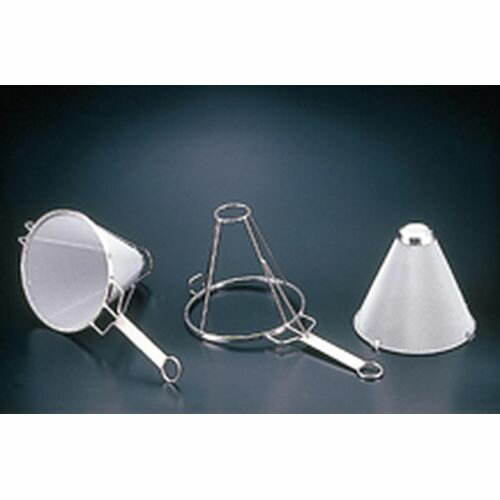 遠藤商事 SAステンレス替網式ホテル用スープ漉し 24cm（50メッシュ） BSC27024 JANコード 4989083308523●サイズ(cm):21●直径×深さ(mm):210×190●柄長(mm):235●材質：ステンレス鋼【送料...