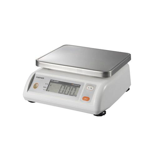 カスタム デジタル防水はかり CS-5000WP BHKA603 JANコード 4983621490046●メーカー品番:CS-5000WP●ひょう量(kg):5●最小表示(g): 2●間口×奥行×高さ:250×260×108●重量(kg)...