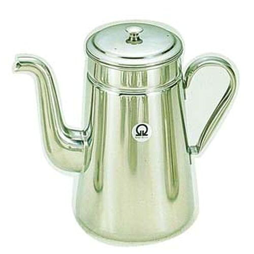遠藤商事 SA18-8コーヒーポット #18 ツル首（電磁調理器用） FKC02001 JANコード 4905001010934●タイプ:IH用●容量(cc):4000●高さ(mm):260●底径(mm):170●材質：18-8ステンレス■...