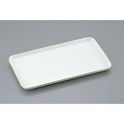 よし与工房 陶器製 ケーキトレー角型 EM-17-WS（金線入） WKCH6017 JANコード 4533976200144●メーカー品番:EM-17-WS●幅×奥行×高さ(mm):310×170×10●(有効内寸)幅×奥行(mm):290...