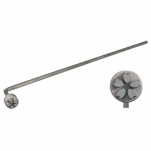 タイガークラウン 18-8 焼きごて 桜 No.1596 WYK1601 JANコード 4904940015963●全長:300●焼印サイズ直径(mm):17●材質：18-8ステンレス■全長:300焼印サイズ:約Φ17【送料について】北海道...