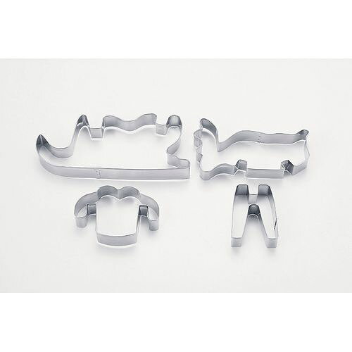 タイガークラウン 18-8クッキー抜型トナカイ&スレイ No.1952 WNK8401 JANコード 4904940019527●メーカー品番:No.1952●高さ(mm):21●材質：18−8ステンレス■パーツ寸法(mm)A:158×65...