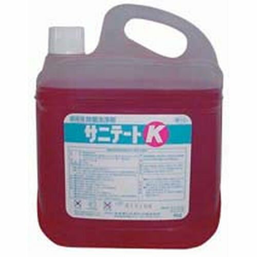 ライオン サニテートK（食品調理器具の除菌洗浄剤） 4Kg JSV6301 JANコード 4903301014713●重量(kg):4●材質：界面活性剤■洗浄除菌剤用途まな板・調理機器・床弱アルカリ性・無リン・液体・30~300倍希釈■調理...