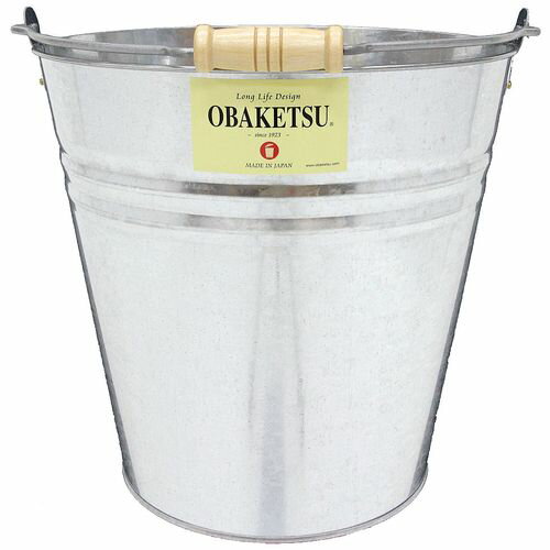 オバケツ オバケツ 15 KBK5805 JANコード 4985193010530●規格:15●直径×高さ(mm):300×290●底径(mm):210●容量(L):14■材質:トタン材(亜鉛メッキ鋼板)・水を入れても使えるように水漏れ防止...