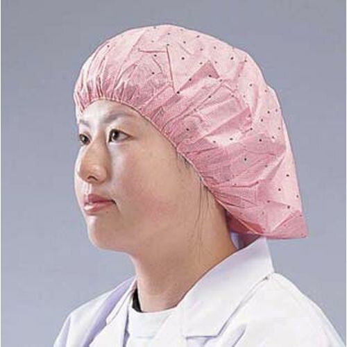 スギヤマ つくつく帽子（電石不織布） EL-102 M ピンク （100枚入） SBU2401 JANコード 4533473601352●サイズ:M●タイプ:フリーサイズ●1箱入数:100枚入●材質：ポリプロピレン■帯電荷のパワーで毛髪を強...