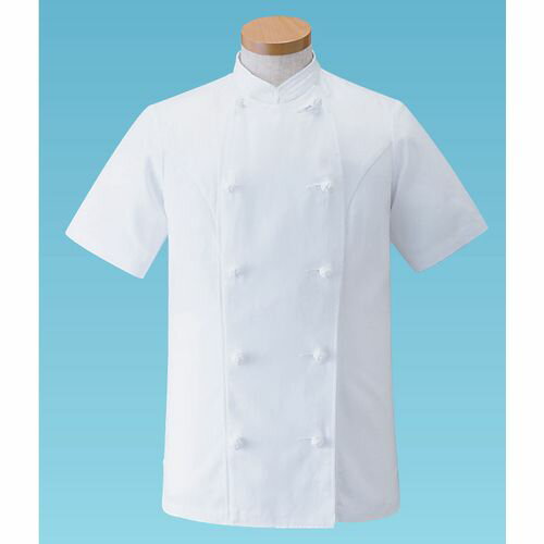 サンペックスイスト 女性用コックコート・半袖KG-428 4L（ホワイト） SKT5506 JANコード 4589929577191●メーカー品番:KG-428●サイズ:4L●着丈(cm):69●肩巾(cm):48●胸囲(cm):128●袖...