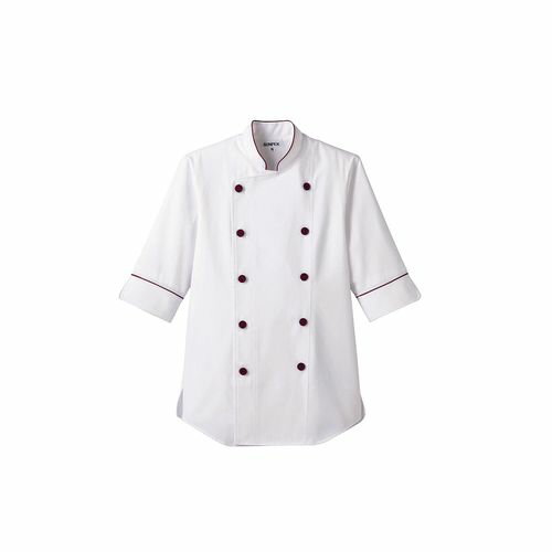 サンペックスイスト ショップコート ET-1138 ホワイト×ワイン 3L SKC5105 JANコード 4589929626769●メーカー品番:ET-1138●サイズ:3L●着丈(cm):76●肩巾(cm):50●胸囲(cm):120●...