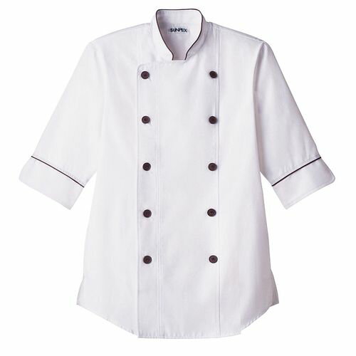 サンペックスイスト ショップコート ET-1144 ホワイト×ブラウン 4L SKC5406 JANコード 4589929626981●メーカー品番:ET-1144●サイズ:4L●着丈(cm):76●肩巾(cm):52●胸囲(cm):128...