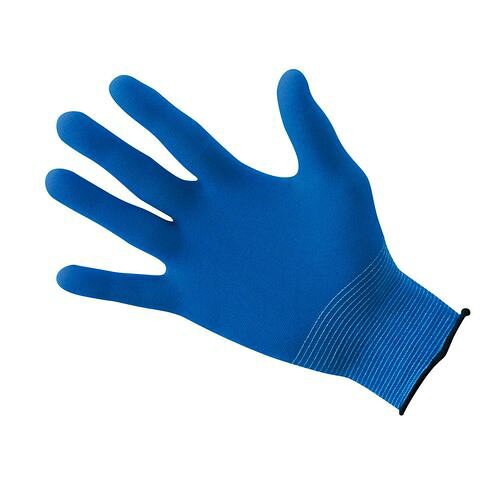 ショーワ EXフィット手袋 ブルー（10双入） B0620 L STBG603 JANコード 4901792022859●サイズ:L●全長(mm):190●手のひら周り約(mm):190■材質:ナイロン・ポリエステル・使いきり手袋のインナー...