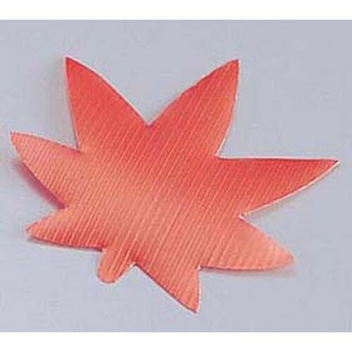 旭創業 バラン 紅葉型（1，000枚入） 赤 XBL4002 JANコード 4990798505527●色:赤●幅×奥行(mm):52×50●材質：ポリエチレン【送料について】北海道、沖縄、離島は送料を頂きます。