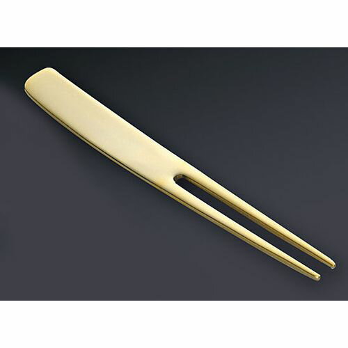 トーダイ 18-8 かんざしピックフォーク 金メッキ（6本入） OPT1201 JANコード 4582184107769●全長(mm):90【送料について】北海道、沖縄、離島は送料を頂きます。