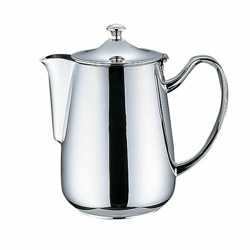 YUKIWA UK18-8プレスト シリーズ コーヒーポット 3〜5人用 PKCN301 JANコード 4520785050985●サイズ(人用):3.5●容量(cc): 600●直径×高さ(mm):φ 90×155●材質：18-8ステンレ...