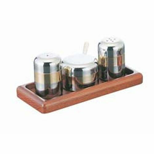 エムタカ カスターセット No.5346 PKS9101 JANコード 4968553049463●幅×奥行×高さ(mm):160×75×60●材質：トレー；木　本体；ステンレススチールスチール　パッキン；シリコンゴム　スプーン；ステンレス...