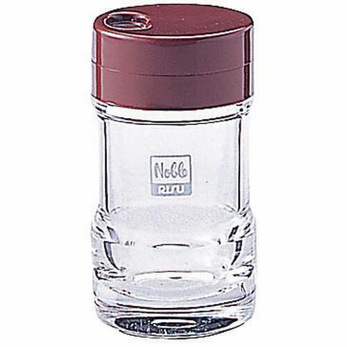 RISU(リス) ノーブル 塩・コショウ入れ 茶 PNC076A JANコード 4971881320074●カラー:茶●直径×高さ(mm):52×96●容量(cc):90●重量(g):98●材質：本体・蓋：PMMA　インサート金具：真鍮・ス...