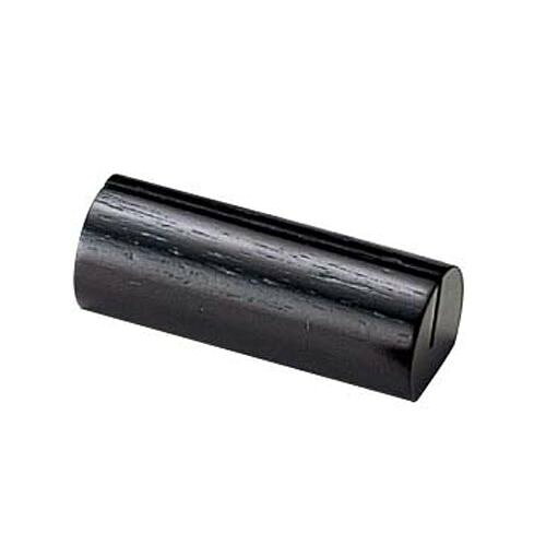 えいむ 木製カード立て（丸型） 木理-42 黒 PEI1901 JANコード 4546094021669●色:黒●幅×奥行×高さ(mm): 60×24×20●重量(kg):0.010●材質：木【送料について】北海道、沖縄、離島は送料を頂きます。