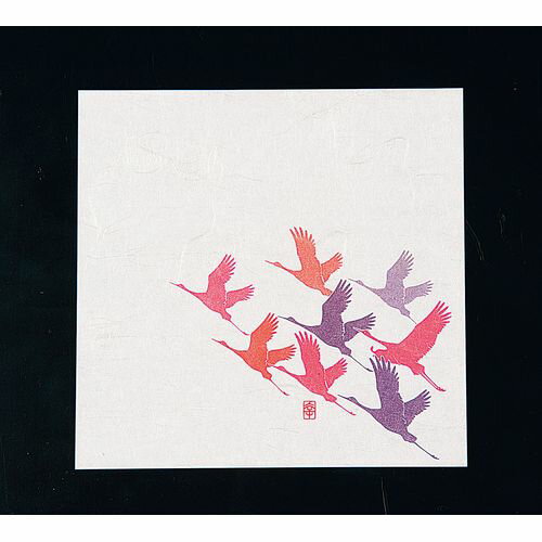 アーテック ニュー四季懐紙 5寸（100枚入） NS-2 鶴（祝） QKIH401 JANコード 4560164127235●幅×奥行(mm):150×150●材質：両面ポリラミ金銀■和紙の表面に特殊加工してありますので、絵柄の上に直接 食...