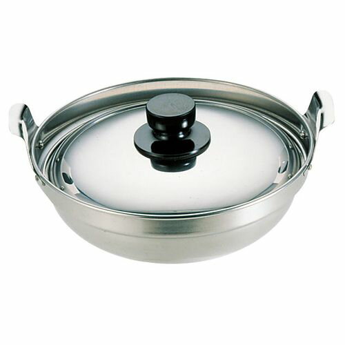 一菱 18-0文化鍋 15cm QBV06015 JANコード 4971547040155●サイズ表示(cm):15●外径×深さ(mm):155×30●容量(L):0.36●重量(kg):0.27●材質：本体：18-0ステンレス　ツマミ：フ...