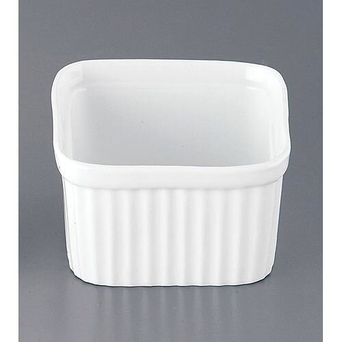 かんだ 耐熱性陶器 四角スフレ M（6個入） RSH2802 JANコード 4571177217639●規格:M●縦×横×高さ:85×85×H50●容量(cc):190■S(10個入)内寸60×60×H40M( 6個入)内寸72×72×H4...