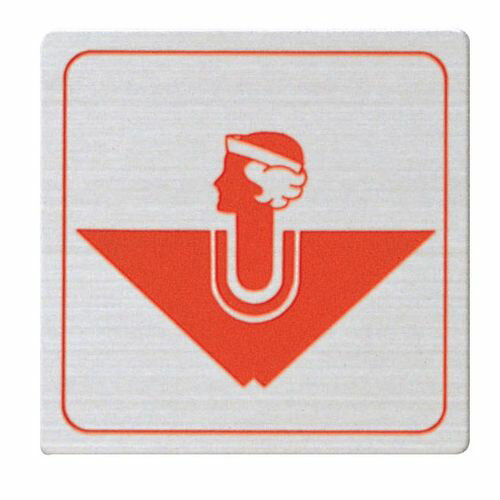 光 ステンレス サイン FS893-30 逆三女 PSI2901 JANコード 4977720893303●メーカー品番:FS893-30●横×縦(mm):80×80●材質：ステンレス■18-8ステンレス ヘアライン仕上げ■粘着テープ付【送...