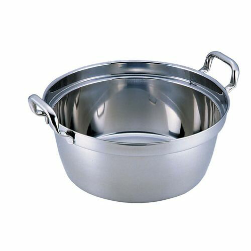 遠藤商事 SAパワー・デンジ 円付鍋 42cm AEV1442 JANコード 4905001010286●サイズ表示(内径cm):42●外径×深さ(mm):435×185●容量(L):22.0●重量(kg):4.05●底径(mm):320●...