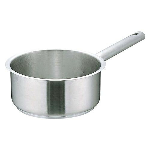 ムラノ インダクション18-8片手浅型鍋 （蓋無）18cm AKTD302 JANコード 4905001111457●サイズ表示(内径cm):18●外径×深さ(mm):198× 80●容量(L):2.0●重量(kg):0.81●板厚(mm)...