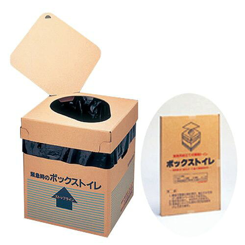 クレシア ボックストイレ ZBT0801 JANコード 4901750900106●間口×奥行×高さ(mm):645×410×50●重量(kg):2.1●材質：超耐水板紙■組立サイズ:335×380×H335■材質:超耐水板紙・セット内容:...