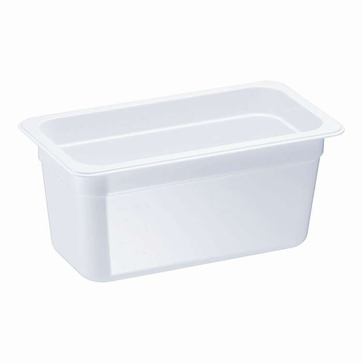●軽量トライタン樹脂のホワイトフードパン・陶器のようなホワイトカラーは、ストレージ使用だけでなく卓上、ビュッフェとしてもご使用頂けます。●割れやすい陶器フードパンやメラミンフードパンの替わりとして軽く、取扱い易いトライタンコールドフードパン...
