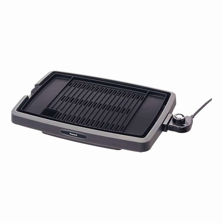 ●電源:単相100V●消費電力:1200Wプレートサイズ:405×250×H40温度設定範囲:160度〜230度●コード長さ:1.8m・余分な油を落とす穴あきプレートです。・受け皿がプレートから落ちた油をしっかりキャッチ。煙が出にくい焼肉器...