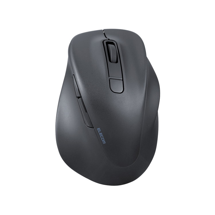 【商品名】エレコム ELECOM Bluetooth マウス 静音 ワイヤレス 無線 5ボタン 右手専用 【 Windows 11 10 mac Chrome Android iPhone iPad 対応 】 抗菌 XLサイズ EX-G ブ...