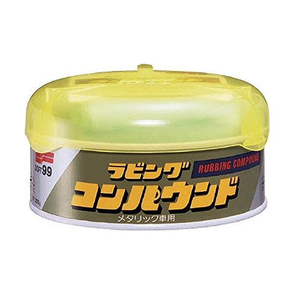 ソフト99 車用 コンパウンド（メタリック用） 200G 09055JANコード：4975759090557●入数：1個●容量(g):200●容量:200g●界面活性剤●研磨剤●石油系溶剤●車の老化塗膜のクリーニングやボディの小キズ・汚れ・...