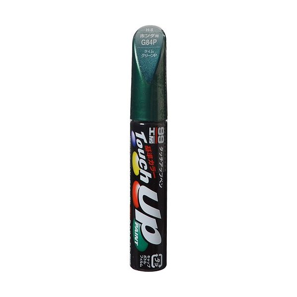 ソフト99 車用 タッチアップペン 12ml 17308JANコード：4975759173083生産国:日本材質・素材:合成樹脂(アクリル)、ニトロセルロース、顔料、有機溶剤純正No.:ホンダ G84P内容量:12ml◆ボデーの小さなキズ・...