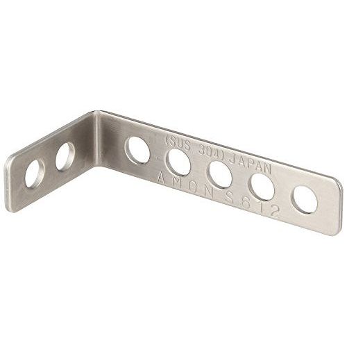エーモン工業 ステンレス取付金具 S612JANコード：4905034006126サイズ:厚さ2mm　15x70x35mm　穴径7mm。●ヘアーライン加工。【注意事項】●固定したものが脱落しないようにボルト等はしっかりと締め付け、さらに定期...
