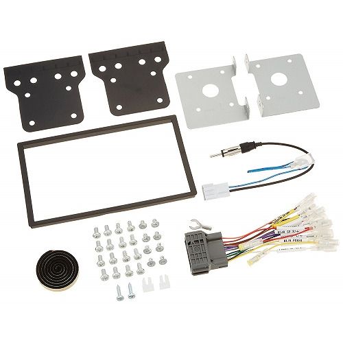 エーモン工業 オーディオナビゲーション取付キット N-BOX H2468JANコード：4905034024687【セット内容】フェイスパネル・・・1個・スペーサーテープ・・・1個・取り付けパネル・・・2個・ブラケット(L・R)・・・各1個オ...