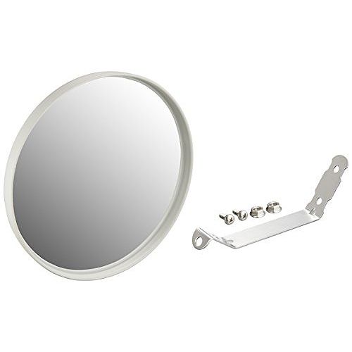 エーモン工業 ガレージミラー 6611JANコード：4905034066113付属品:【内容物】・ミラー本体:1個・取付金具:1個・フランジナット:2個・タッピングビス:2本【仕様】・近距離用:視認距離〜約5m・ミラーサイズ:φ150mm・...
