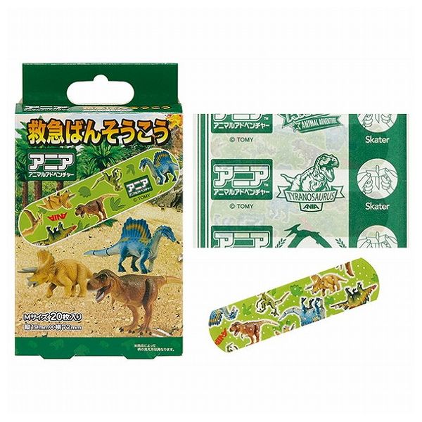 【商品詳細】大好きなキャラクターが一緒ならキズも早く治りそう♪ポップでかわいいキャラクター絆創膏。【スペック】■Mサイズ（約 縦19×横72mm）■20枚入り【生産国】日本製【送料について】北海道、沖縄、離島は送料を頂きます。