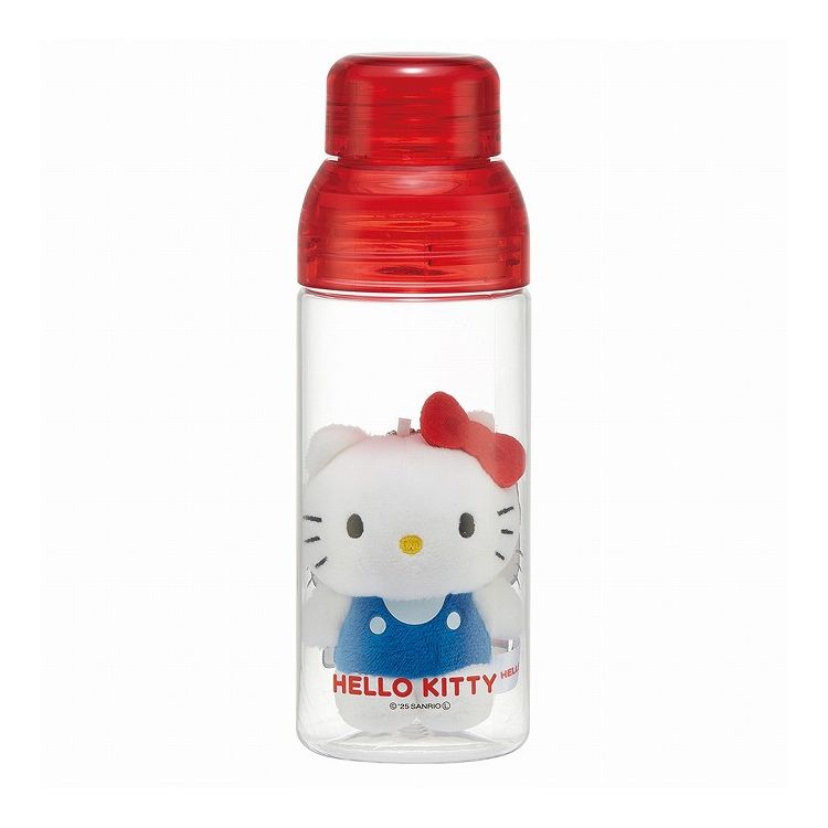【商品詳細】かわいいマスコット入りのドリンクボトル！マスコットはボールチェーン付きで、バッグやポーチなどに付けて一緒に楽しくおでかけ！洗いやすく入れやすい、分解できるセパレートボトル！携帯しやすい軽量直飲みタイプ。中身が見えるクリアボディ。...